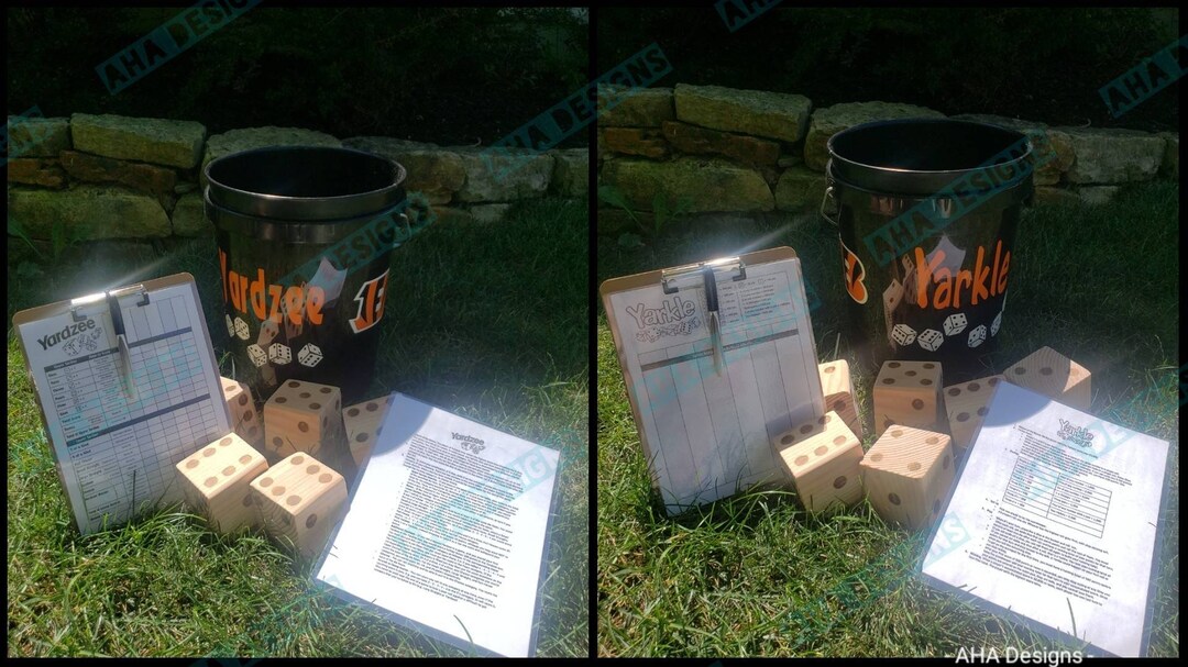 Yardzee and Yarkle Laminated Instructions & Scorecards - Etsy