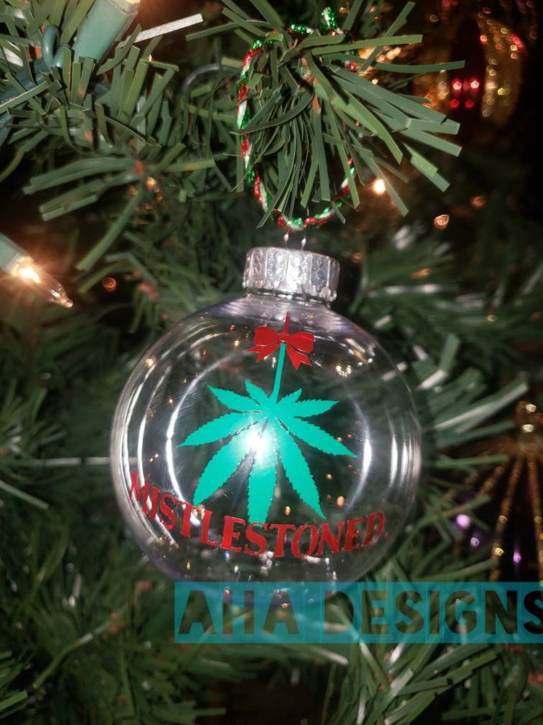 Mistlestoned Christmas Ornament - Etsy