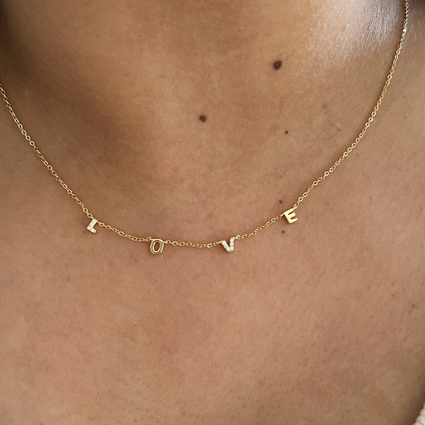 Love Letter Necklace - Etsy