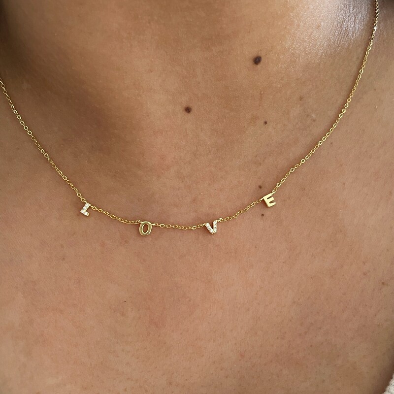 Love Letters Necklace - Etsy