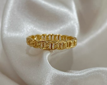 Gold Mariner Ring - Etsy