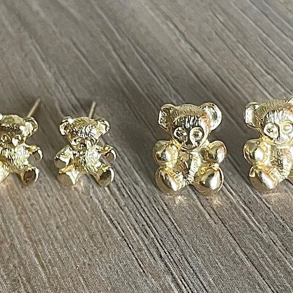 Solid Gold Earrings - Etsy