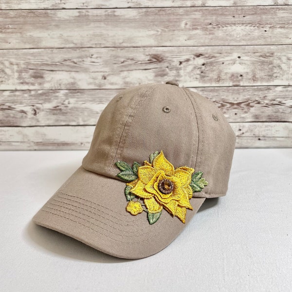 Flower Baseball Cap - Etsy