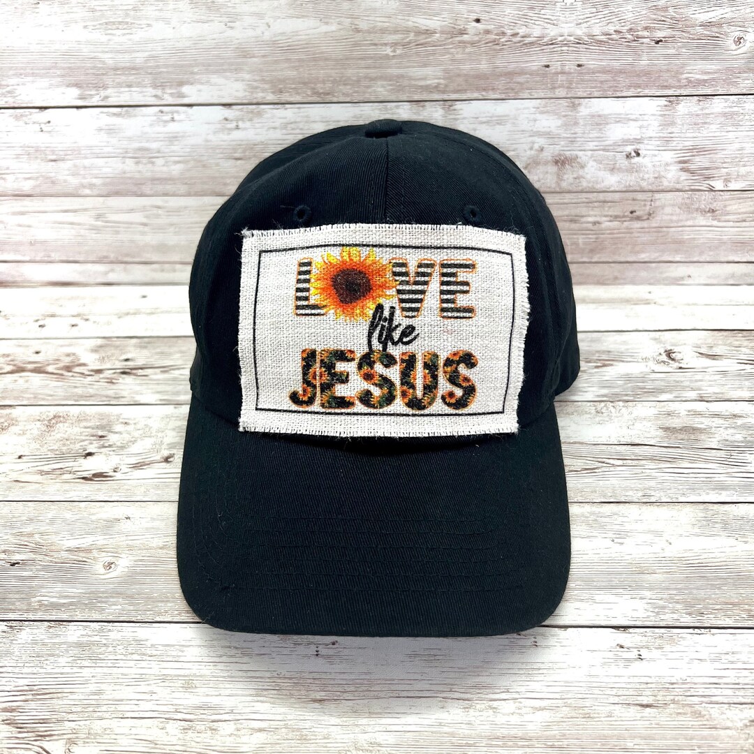 Love Like Jesus Baseball Cap: Sunflower Patch, Christian Gift - Etsy