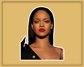 Rihanna Sticker | Etsy