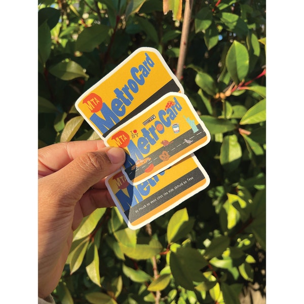 Metro Card - Etsy