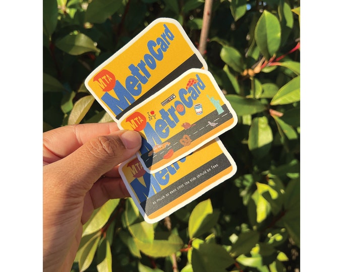 CLOSING SALE! | Metro Card Sticker | Weatherproof Sticker ...