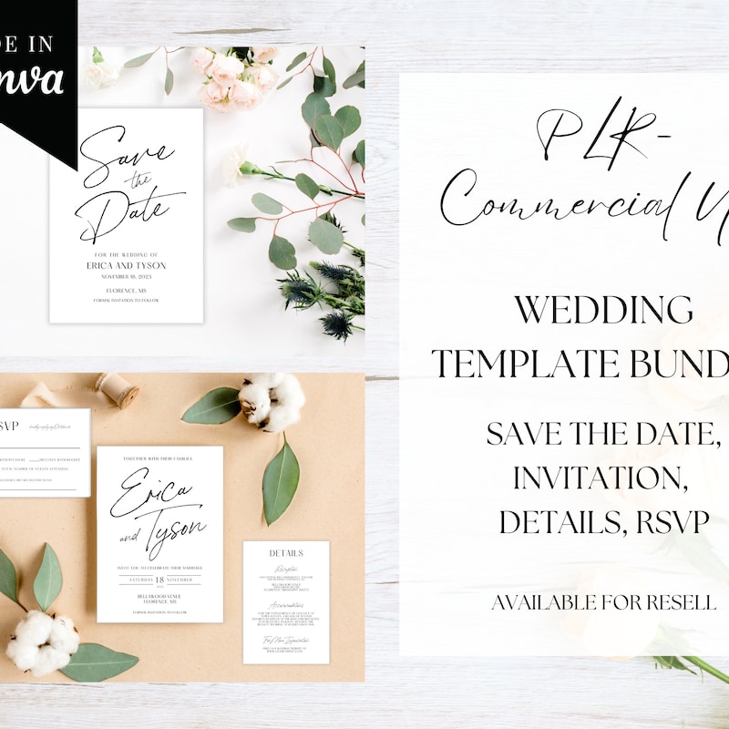Wedding Suite Template - Etsy