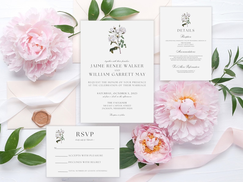 PLR Wedding Templates, Commercial Use, Wedding Invitation Suite, RSVP ...