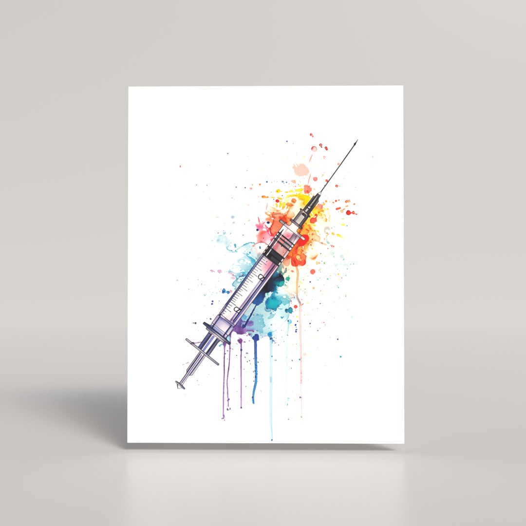 Nurse Injector Wall Art, Medical Spa Decor, Aesthetic Nurse Print ...