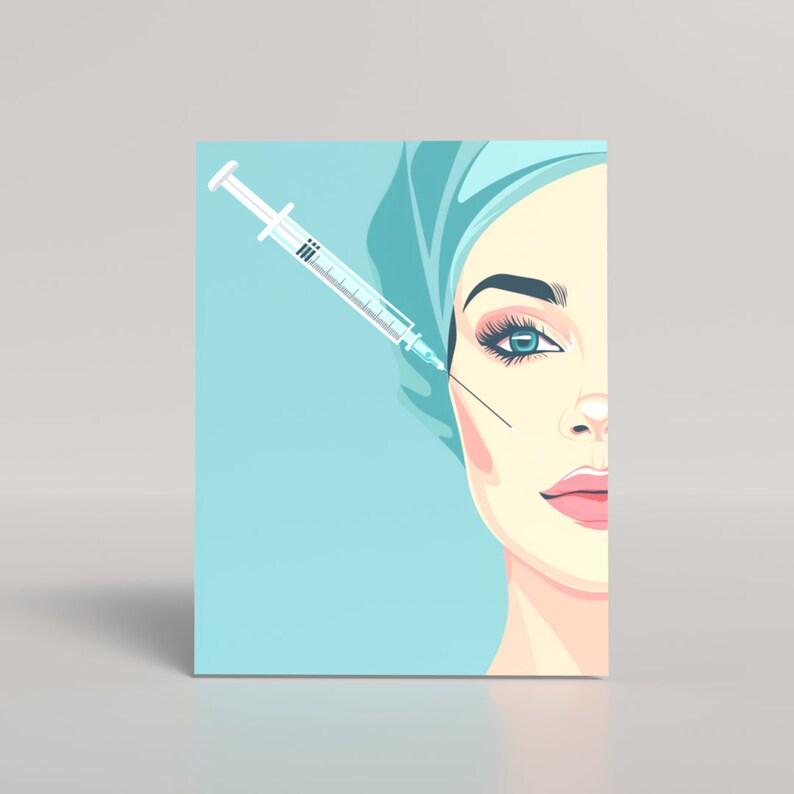 Nurse Injector Wall Art, Medical Spa Decor, Aesthetic Nurse Print ...