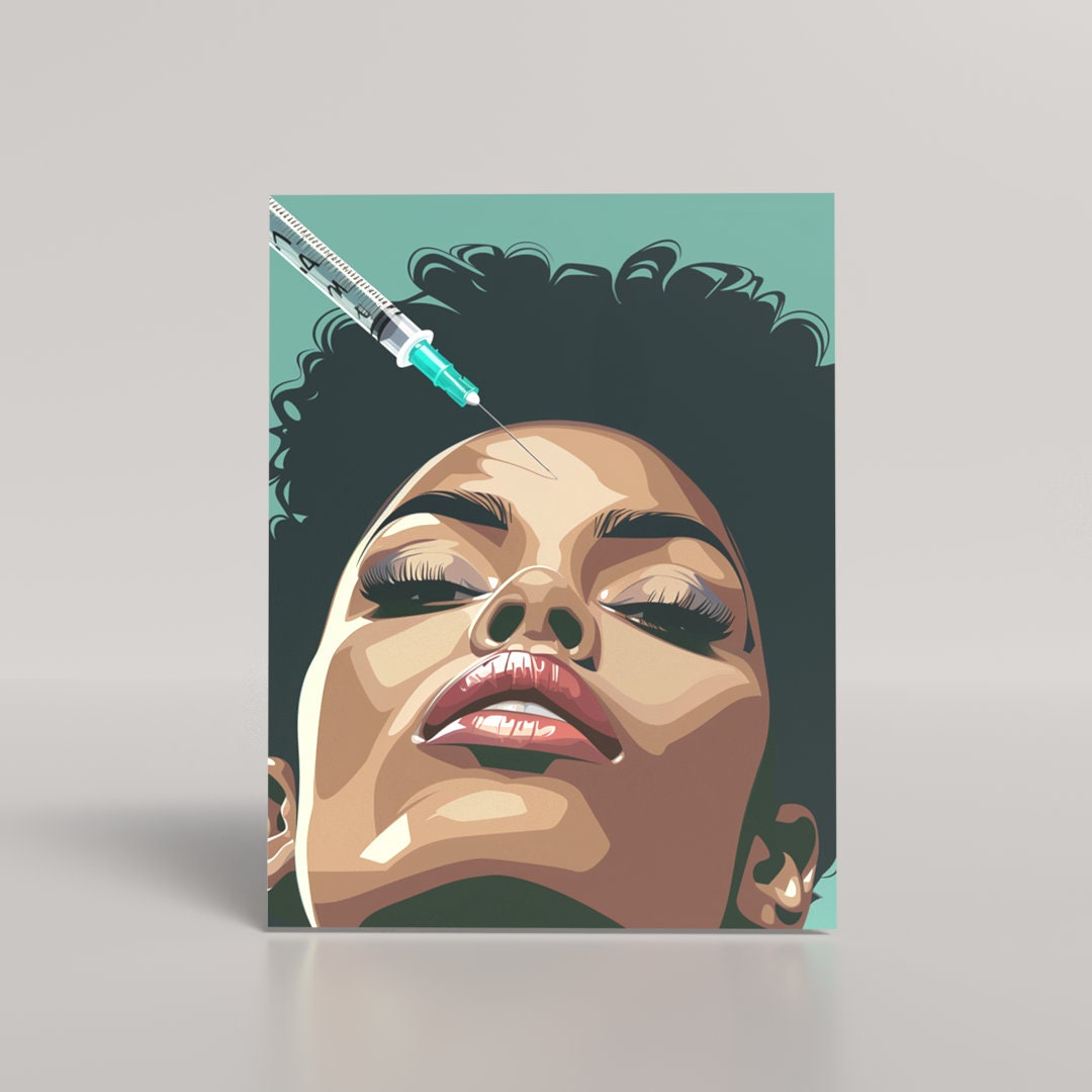 Nurse Injector Wall Art, Medical Spa Decor, Aesthetic Nurse Print ...