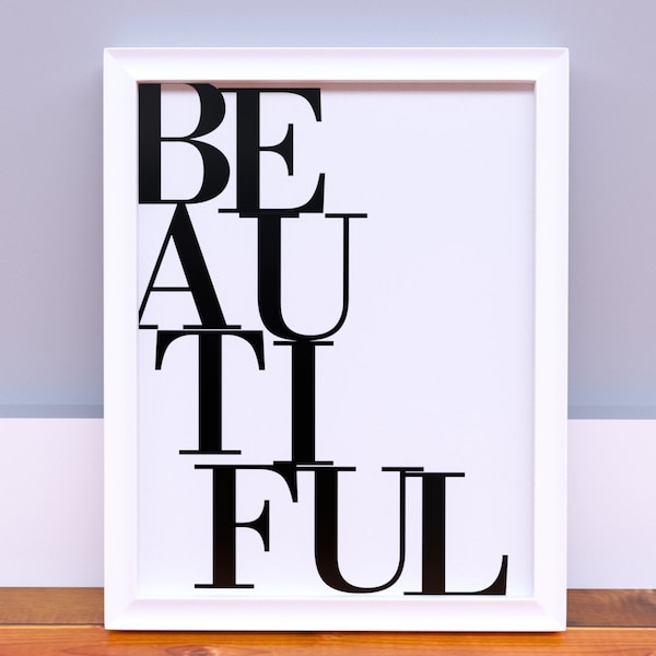 Beautiful Word Art - Etsy