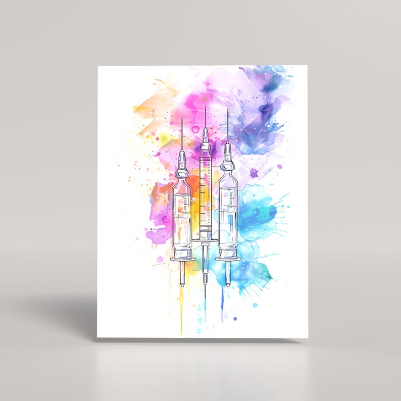 Nurse Injector Wall Art, Medical Spa Decor, Aesthetic Nurse Print ...