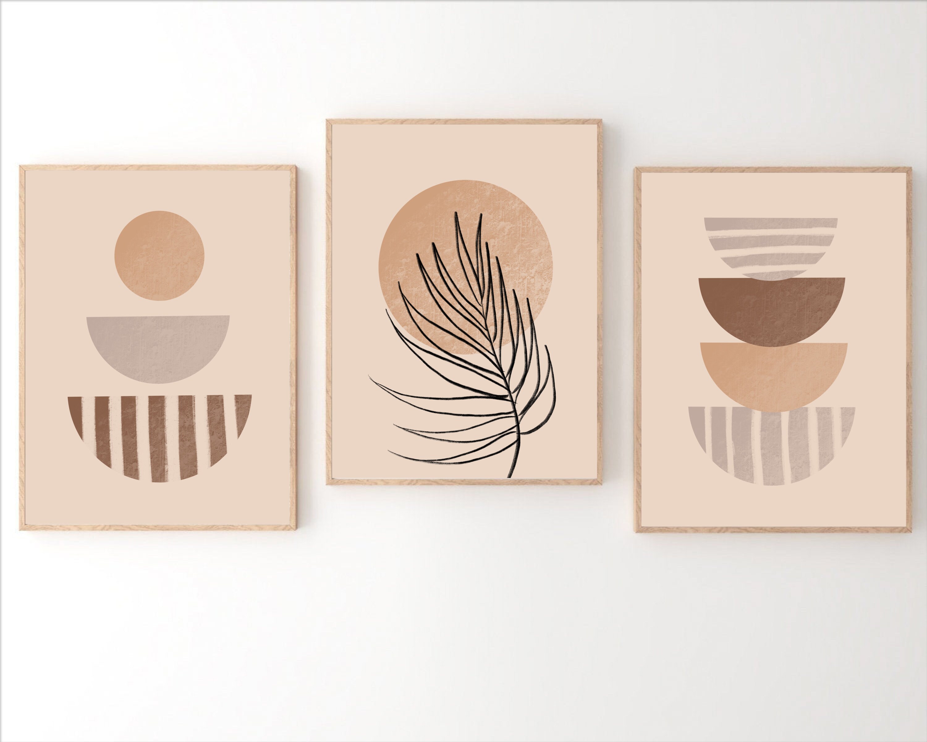 Boho Prints, Geometric Shapes Print, Boho Decor, Stripes Print ...