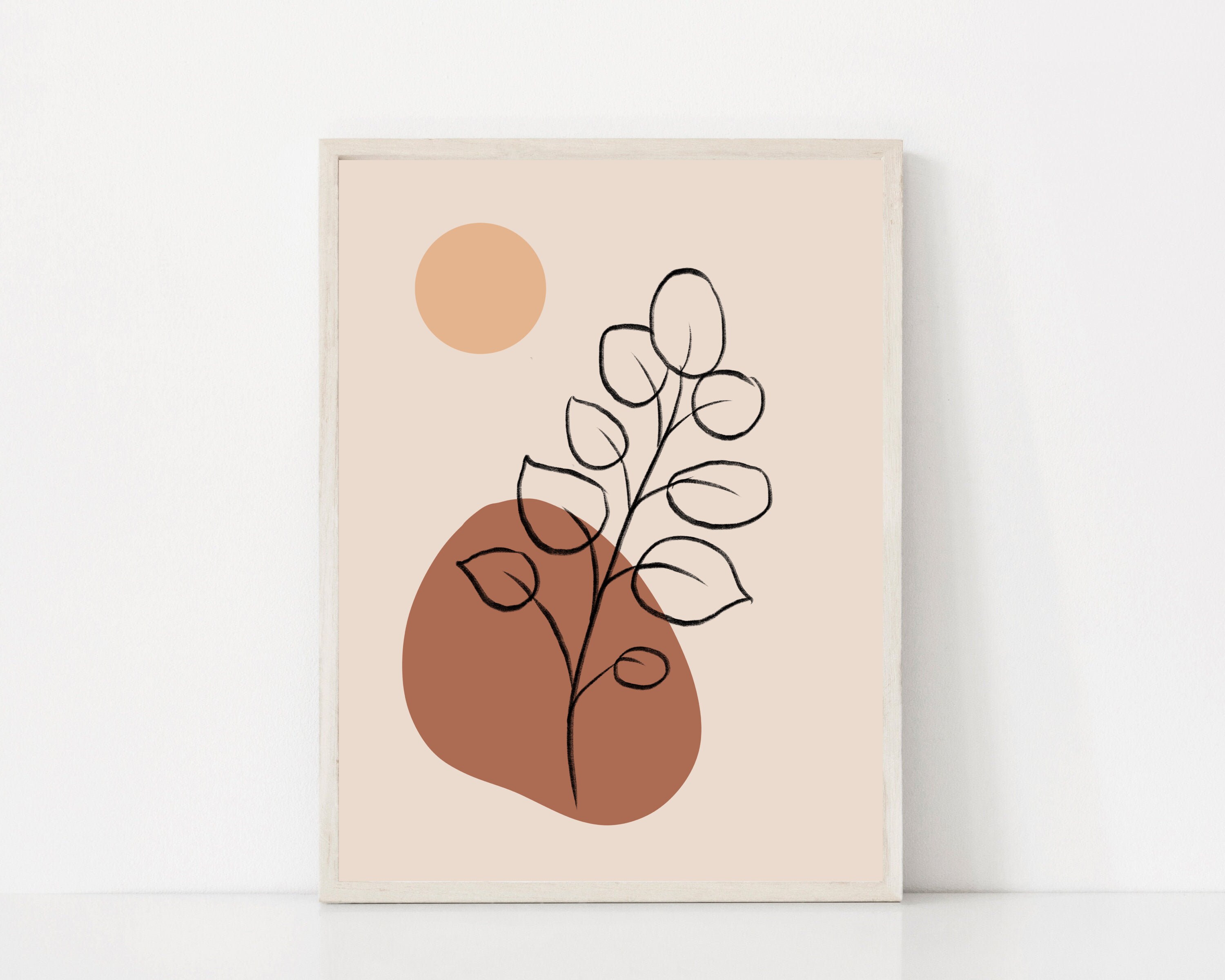Boho Plant Print, Botanical Prints, Plant Art, Boho Prints, Boho Art ...
