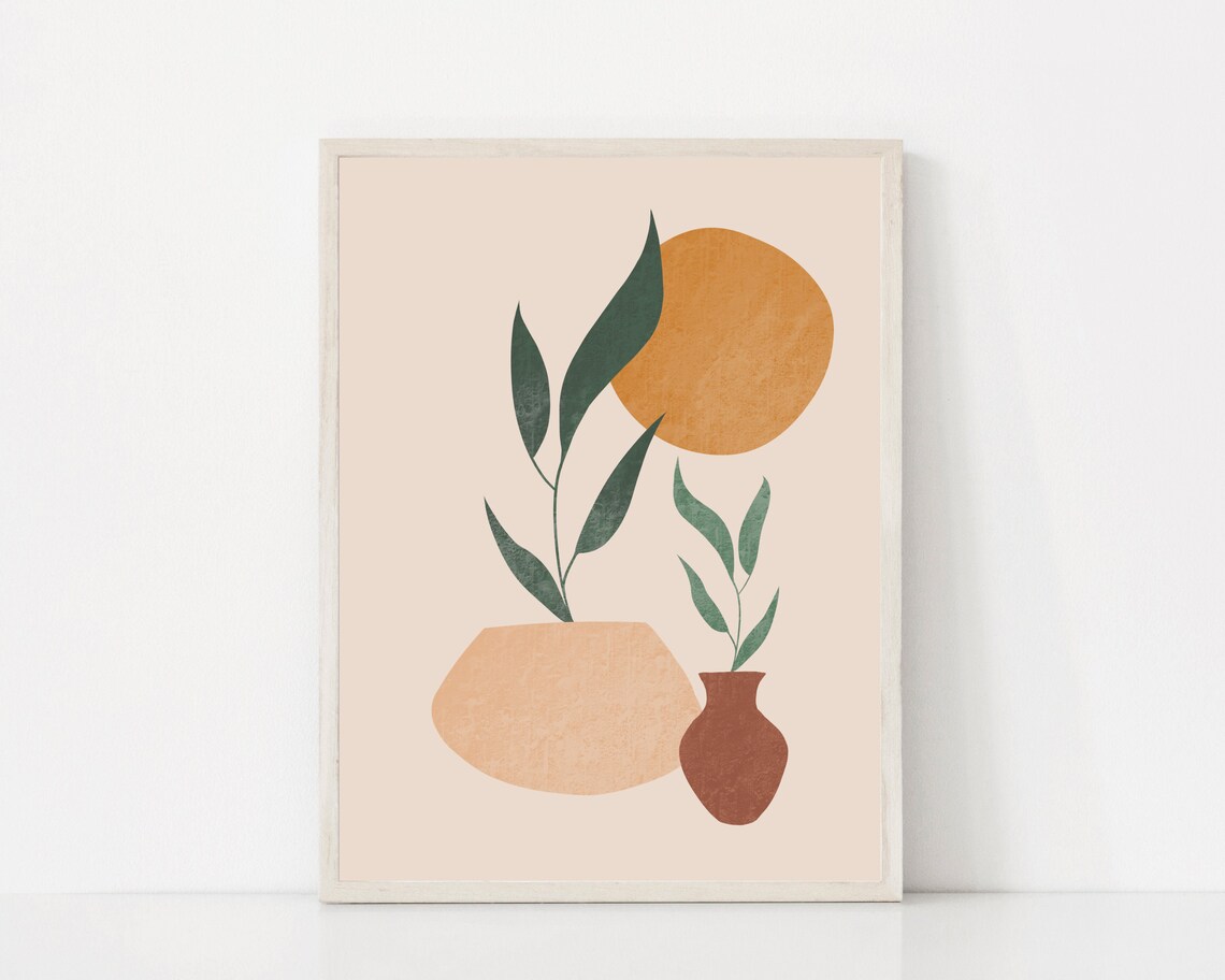 Boho Wall Decor Boho Prints Boho Print Set Sunburst Print | Etsy