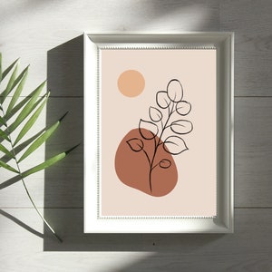 Boho Plant Print, Botanical Prints, Plant Art, Boho Prints, Boho Art ...