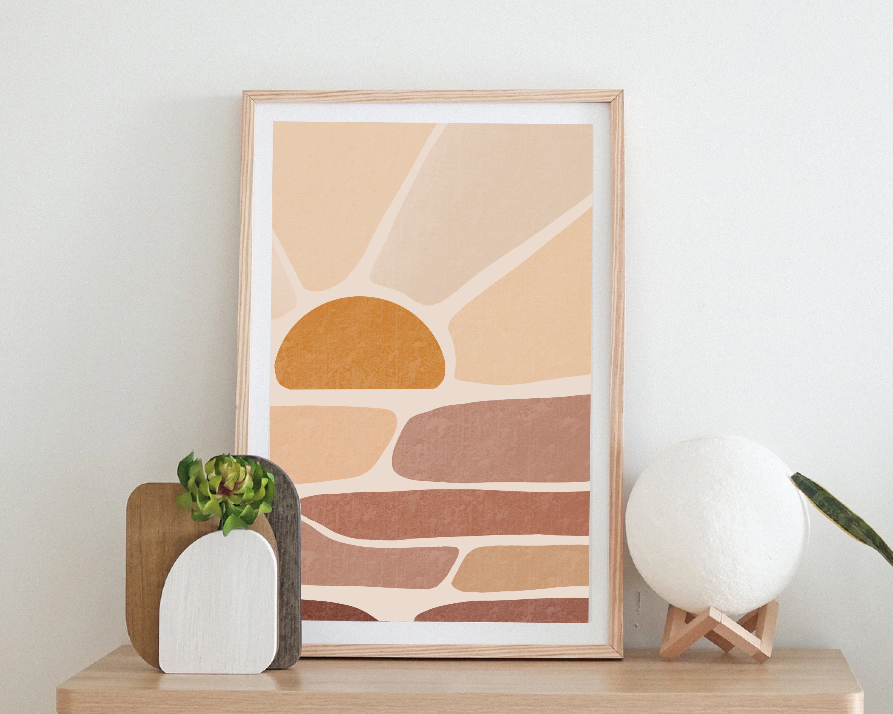 Boho Print Set of 3 Boho Art Prints Set Minimalist Poster - Etsy