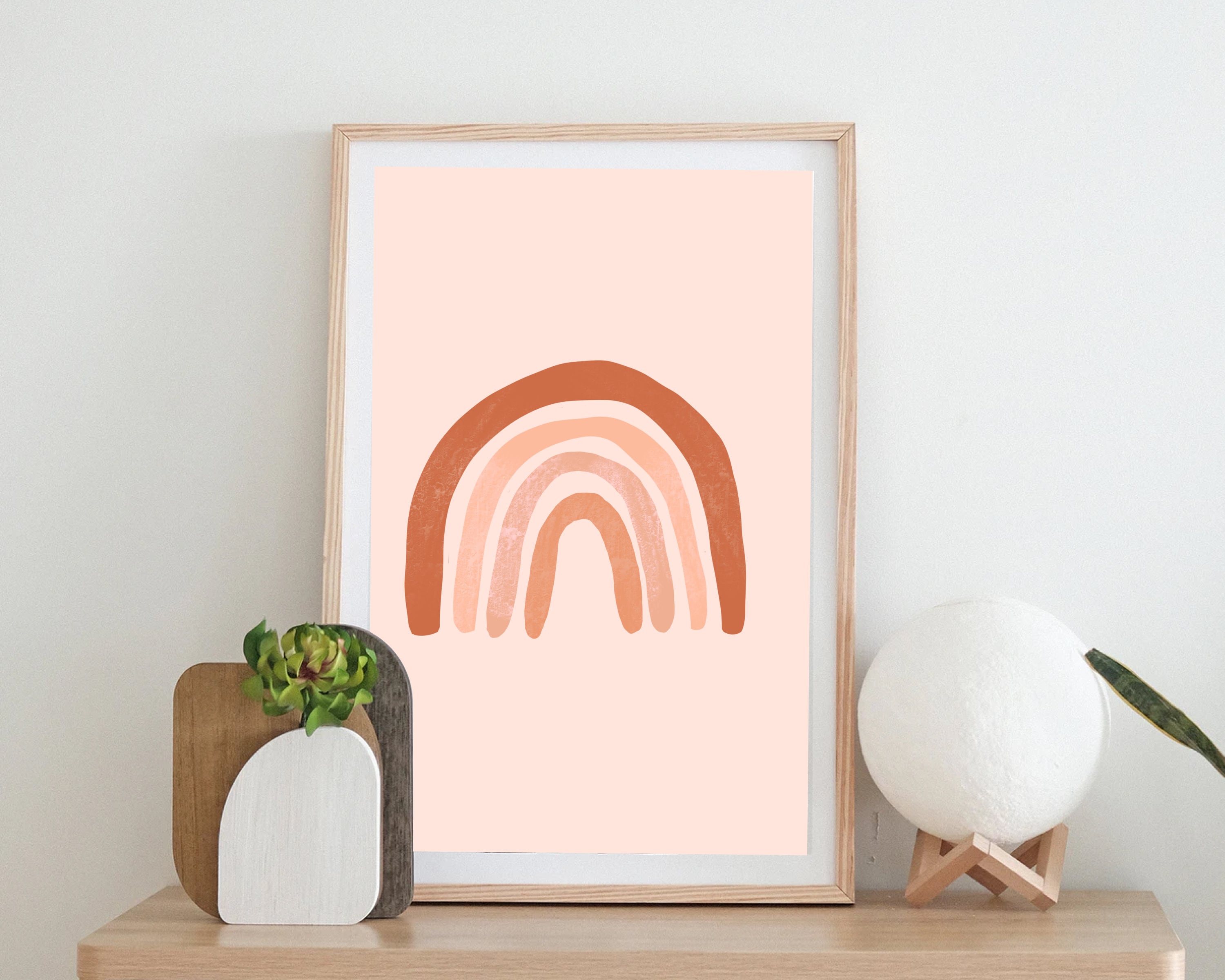 Boho Print Set of 3, Boho Art Prints Set, Minimalist Print, Sun Moon ...