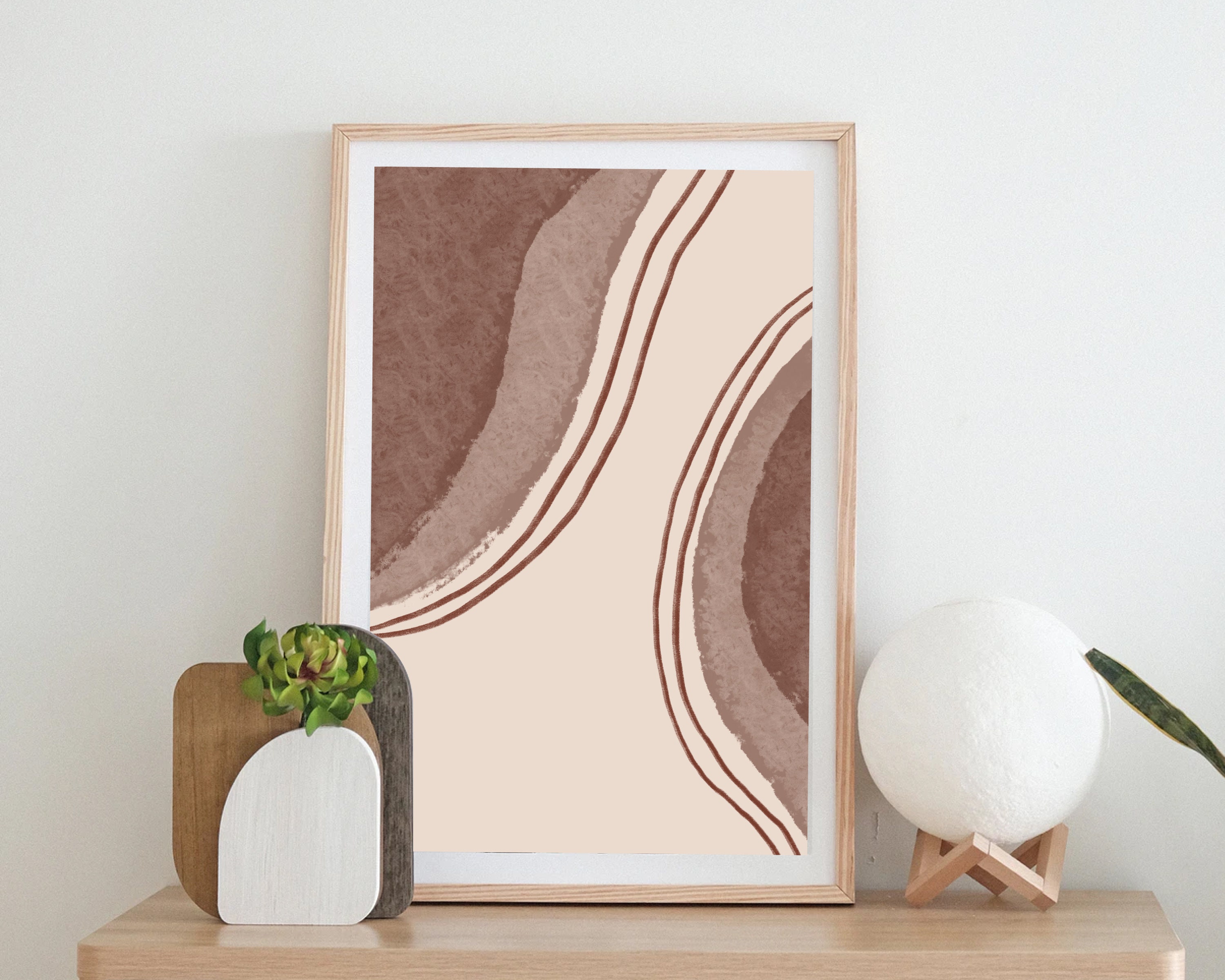 Boho Prints Boho Art Prints Set Abstract Watercolor - Etsy