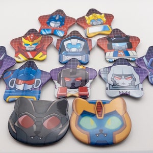2.2" Transformers Button Pins - Etsy