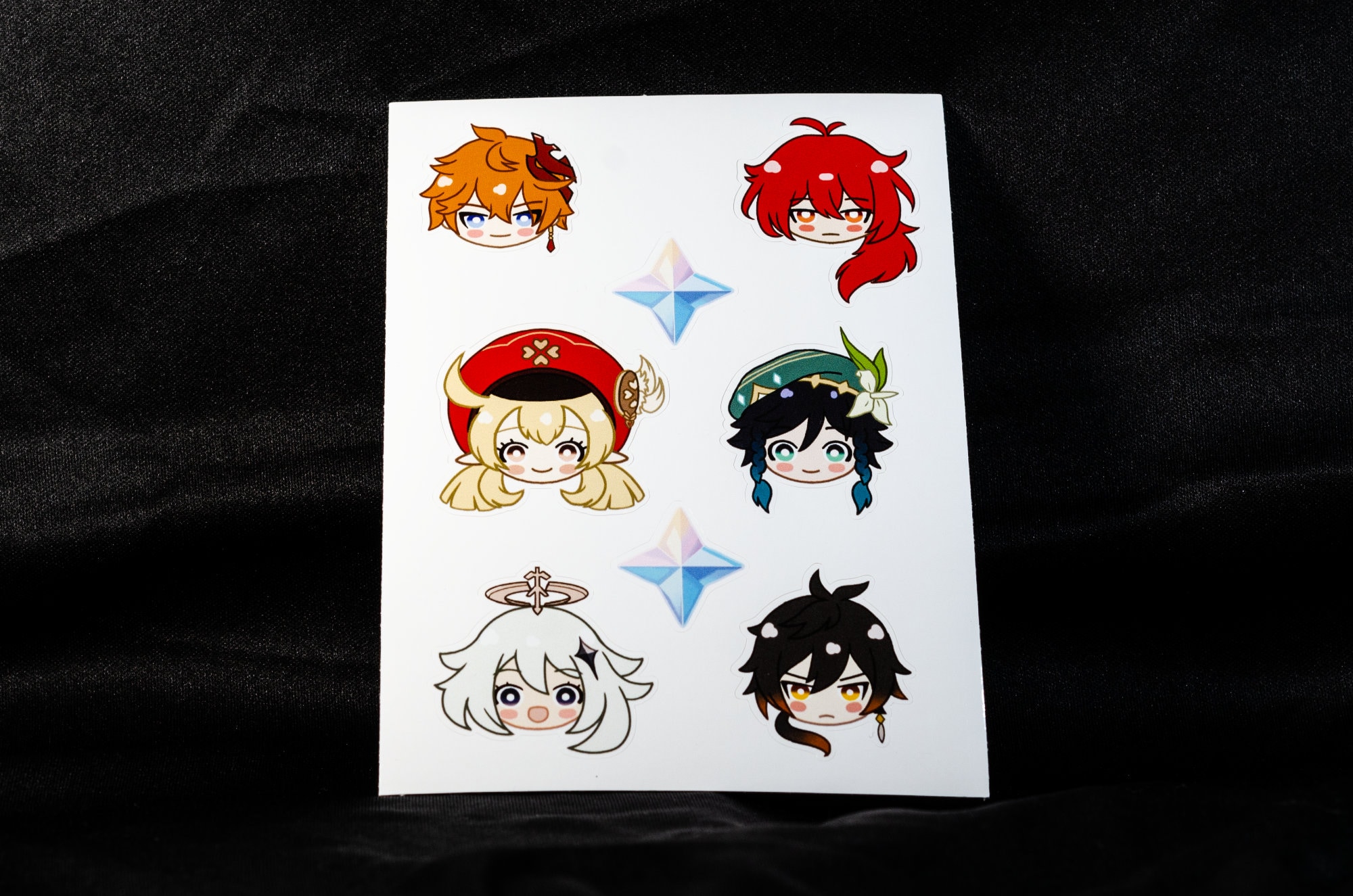 Genshin Impact Sticker Sheet | Etsy