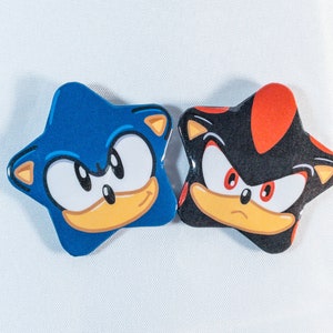 2.2" Sonic the Hedgehog Fun Shaped Button Pins - Etsy