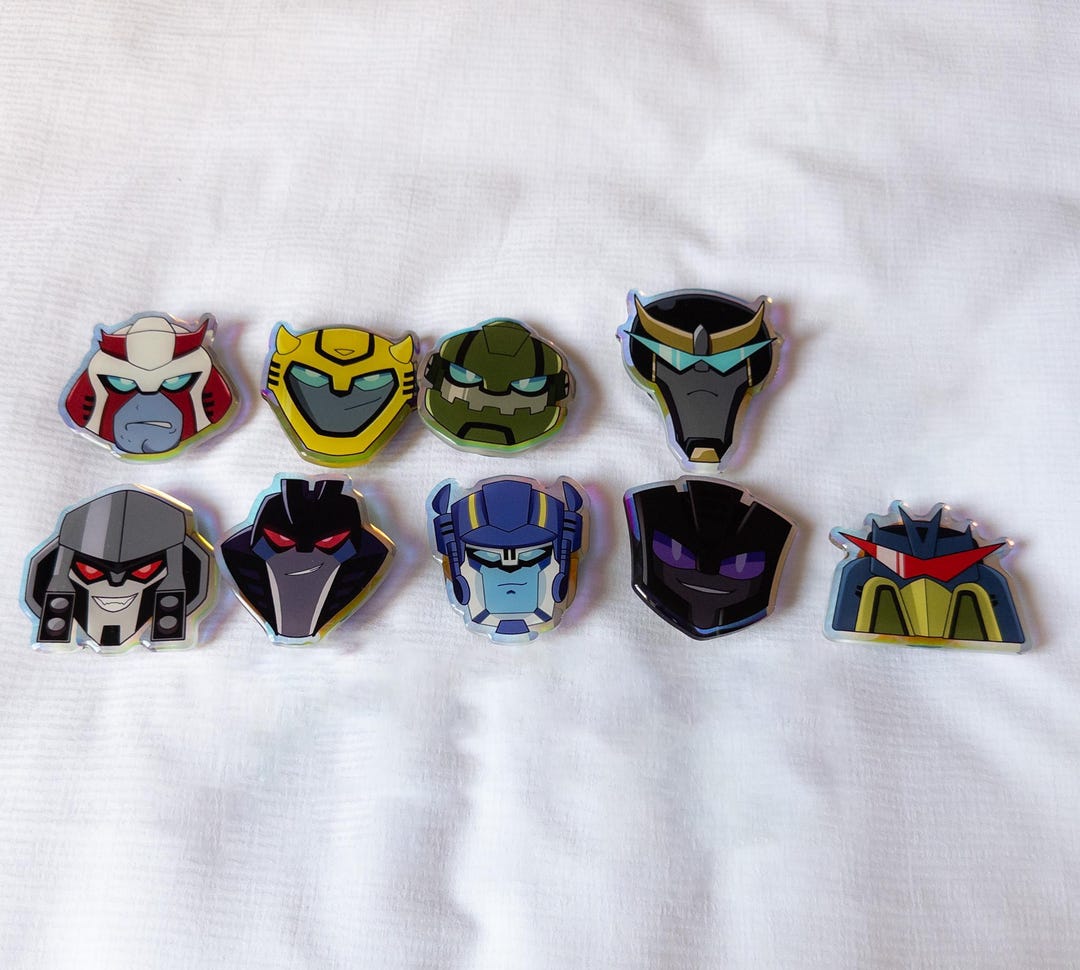 Transformers Animated Rainbow Acrylic Phone Grip - Etsy