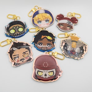 Apex Legends 5.5cm Holographic Keychains - Etsy