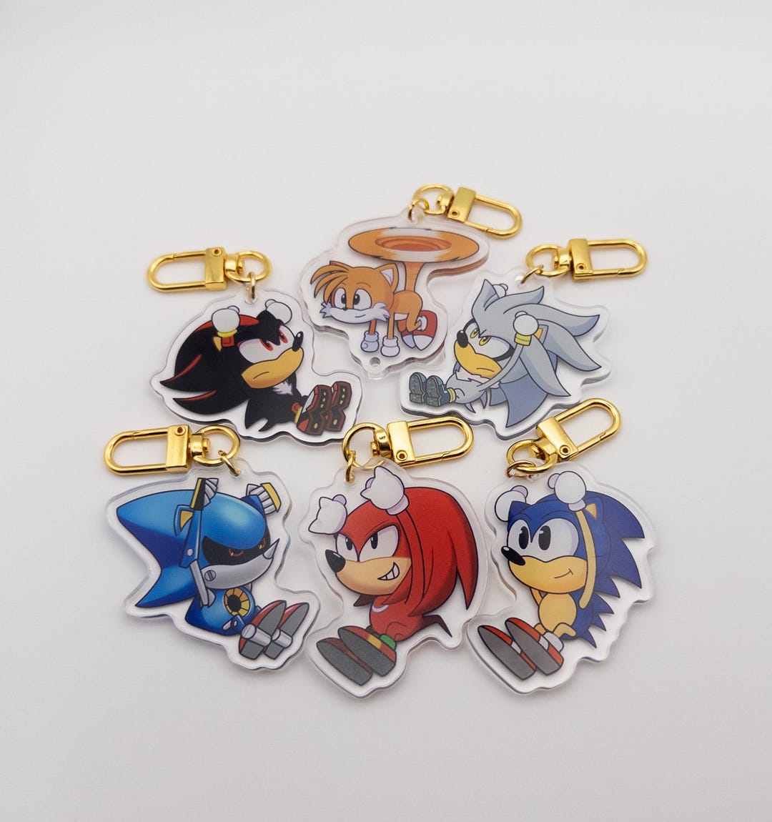 Sonic Keychains - Etsy
