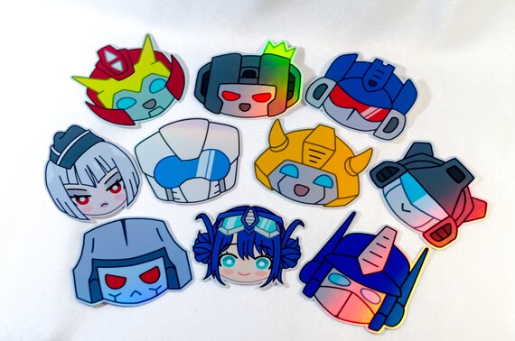 Holographic Transformer Stickers - Etsy