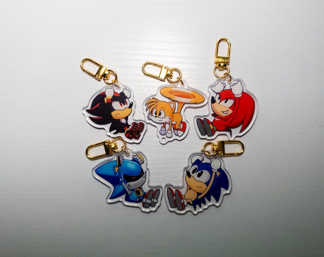 Sonic Keychains - Etsy