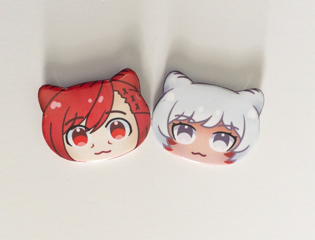 2.3 Final Fantasy 14 Cat Shaped Button Pins - Etsy