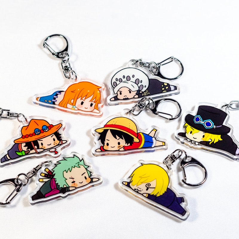 One Piece Key Chains - Etsy
