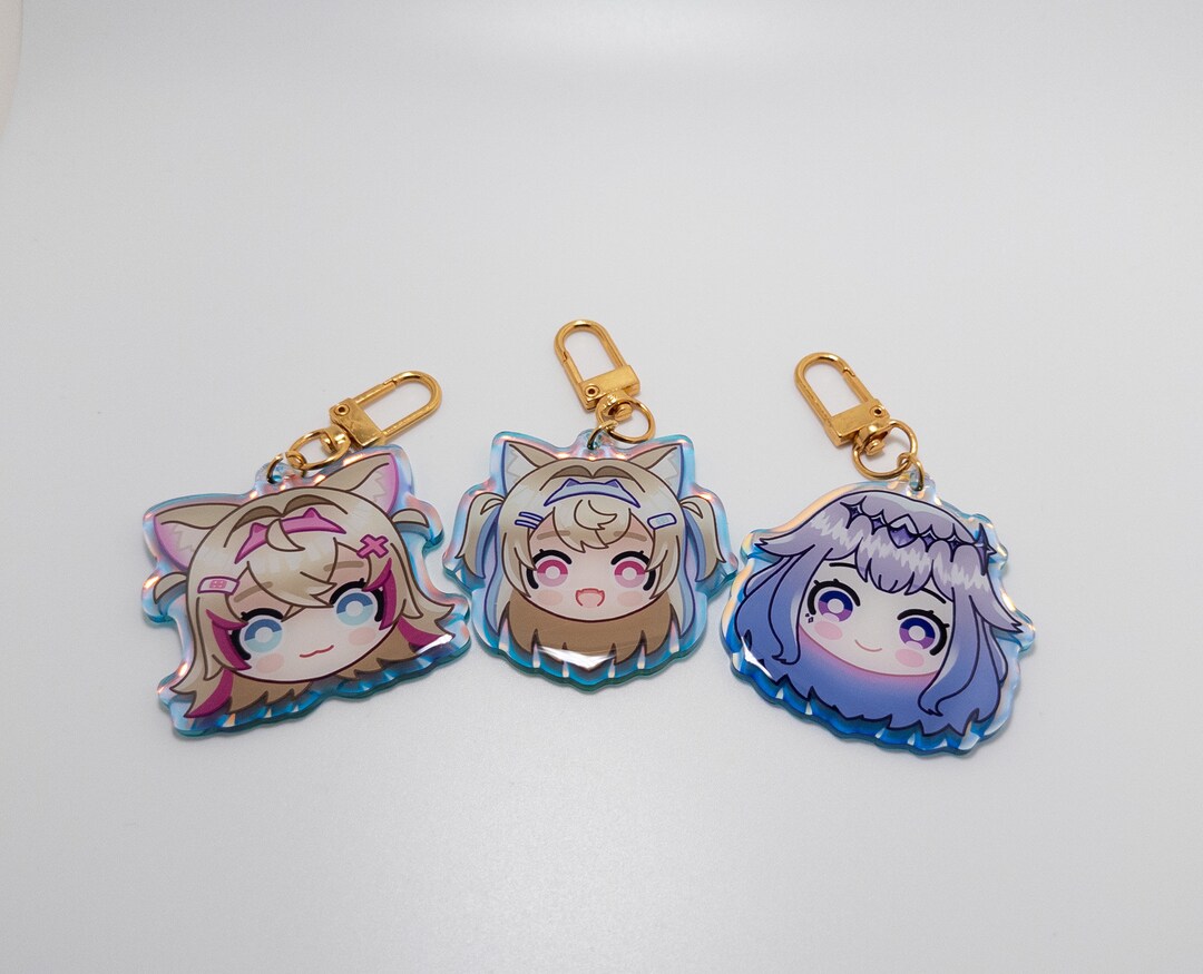 Hololive Advent 5.5cm Rainbow Acrylic Keychains - Etsy