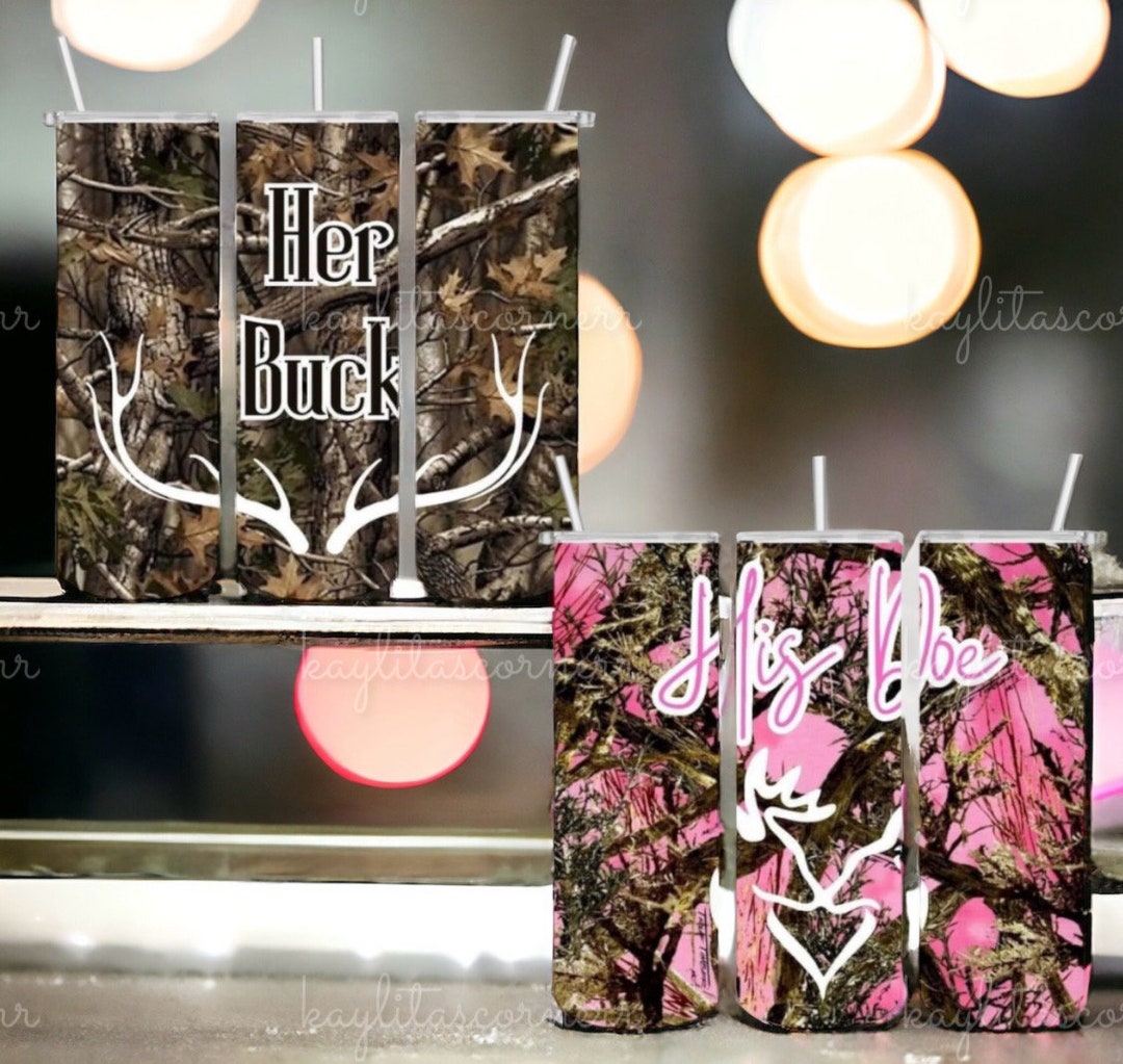 Her Buck His Doe 20oz Tumbler Set - Etsy