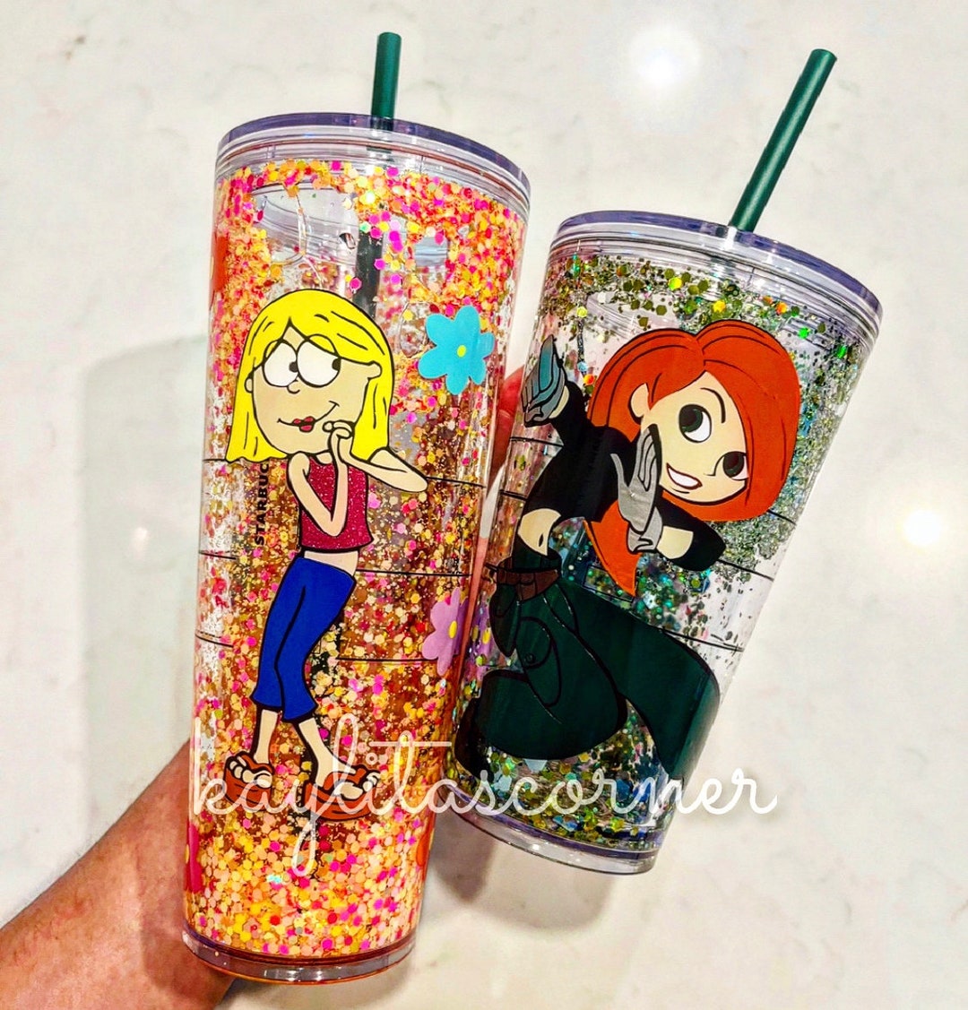 2000s Girl Snowglobe Tumblers - Starbucks Cups - Etsy
