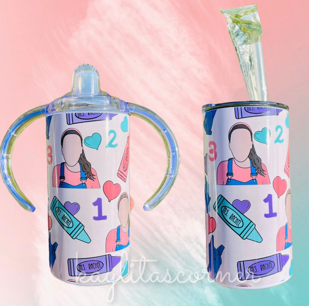 Ms. Rachel - Sippy Cup - Lid and Straw Included - Miss Rachel - Kid's ...