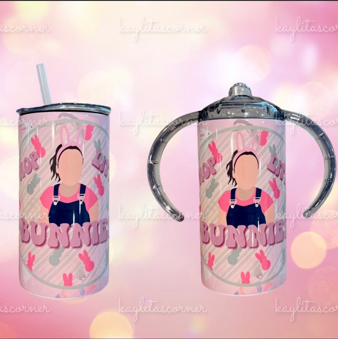 Ms. Rachel - Pink and Blue Available - Sippy Cup - Lid and Straw ...