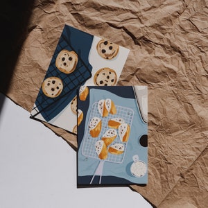 Postcrossing Postcards, Snail Mail, Pen Pal, Bookmark Set, Food ...