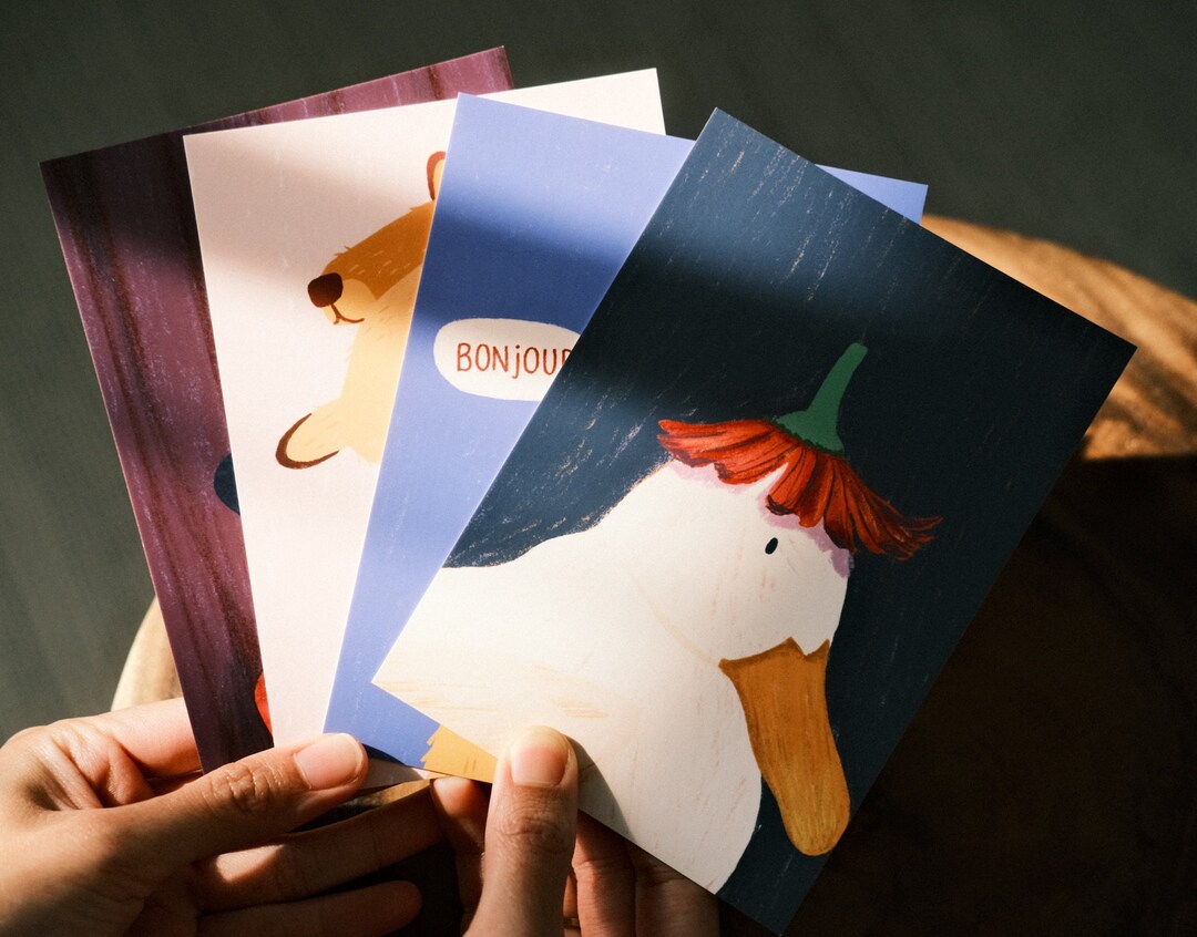 Postcrossing Postcards, Cute Animal Postcards, Snail Mail, Pen Pal, Art ...