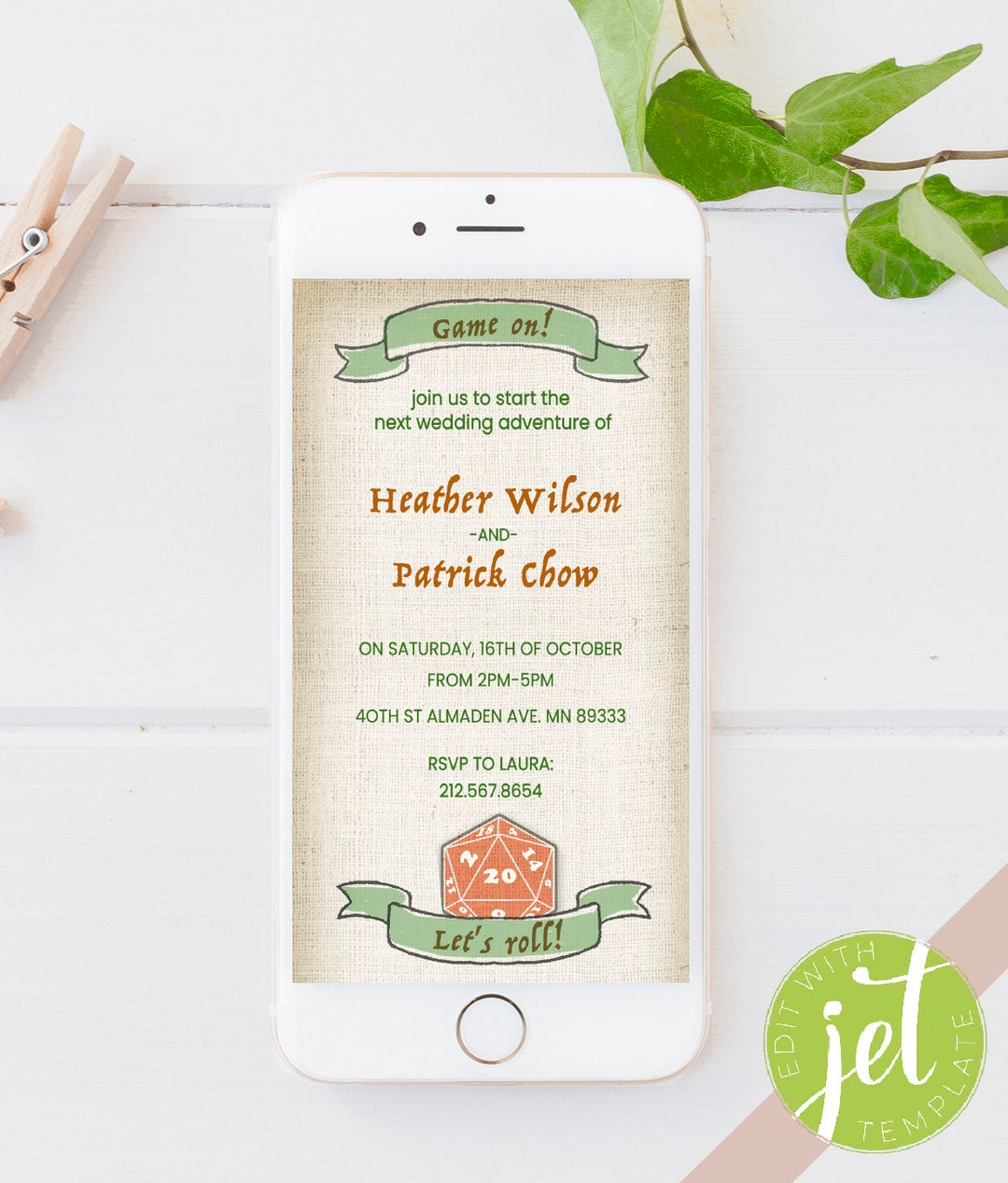 Editable DD Board Game Night_electronic - Etsy