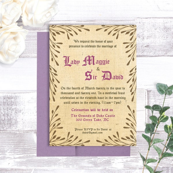 Dungeons and Dragons Game Night Invitation - Etsy