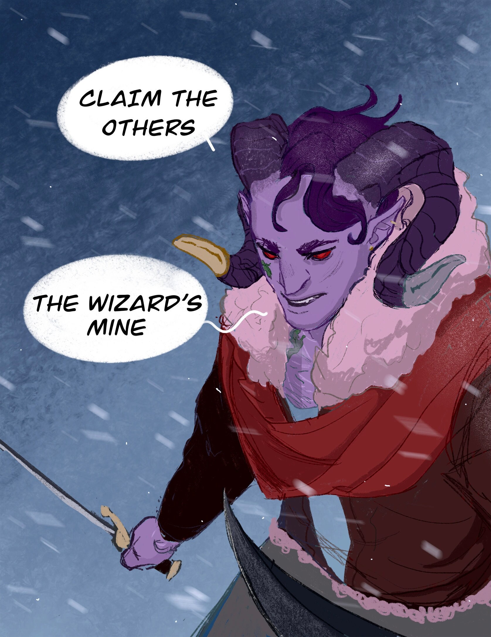 Lucien Critical Role Fanart 5 X 7 Print - Etsy