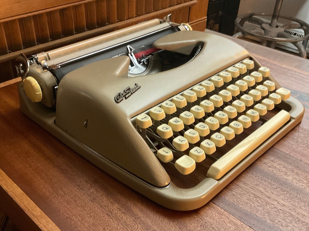 1958 Steel Cole Portable Typewriter - Etsy