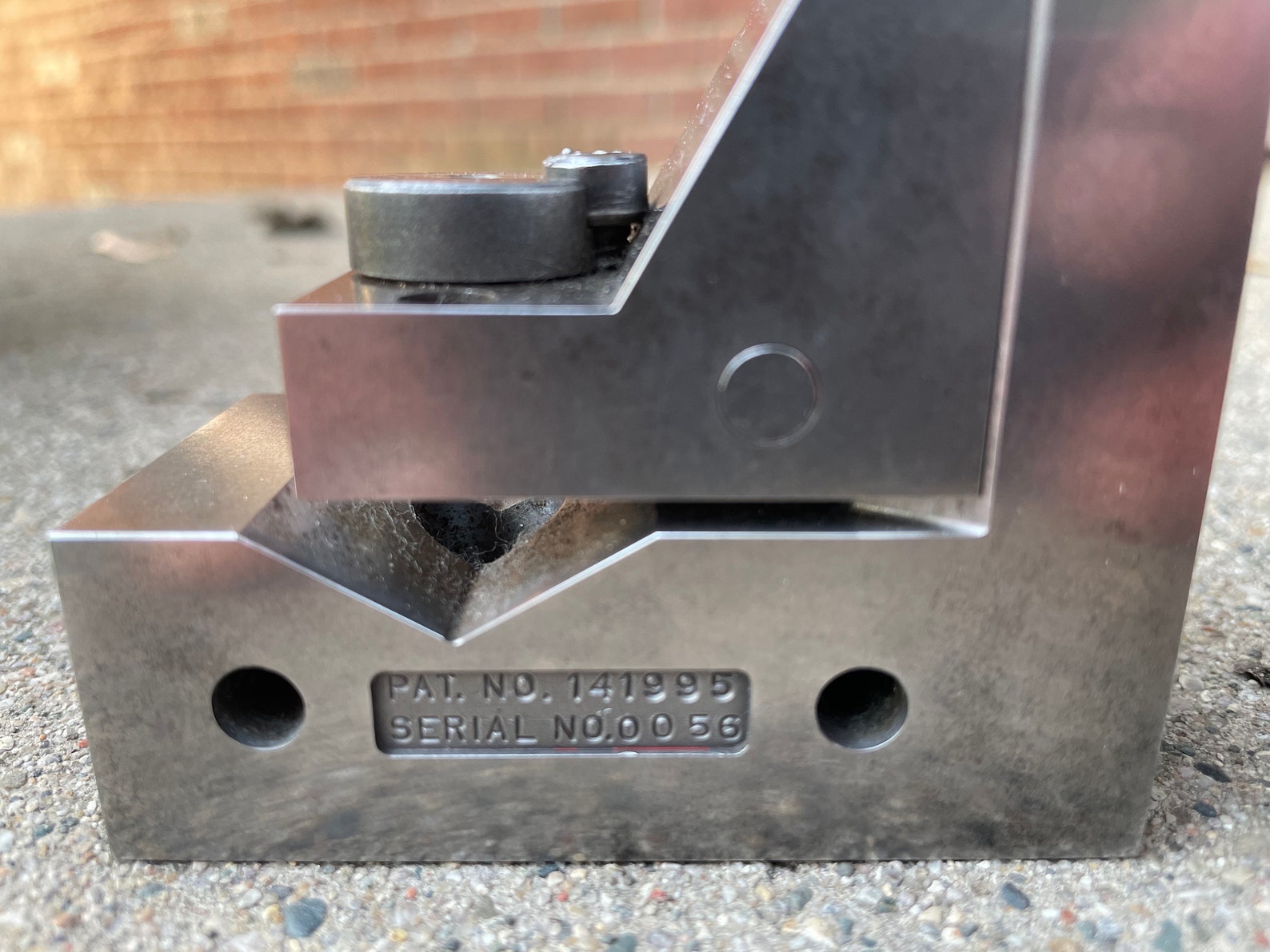 RARE 1947 Mccullough Mfg Company Detroit Michigan Machinist Drill Jig ...