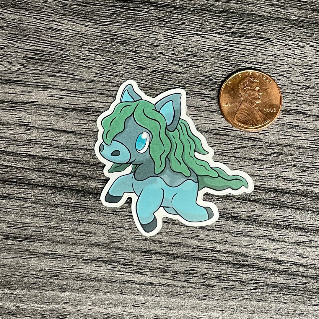 Cute Chibi Cryptid Stickers Kelpie/kelpsee Die Cut Stickers Vinyl ...