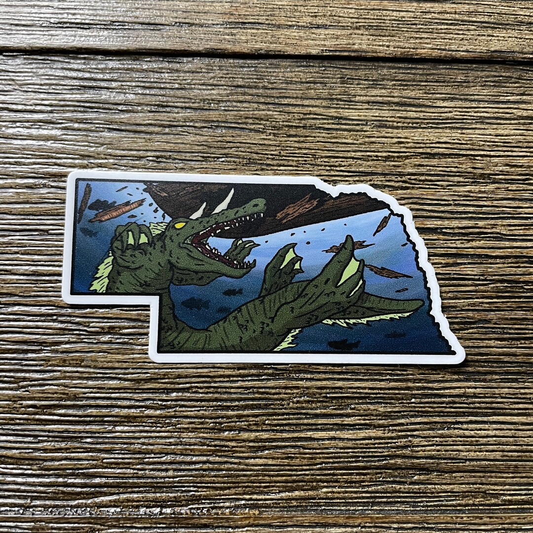 3 Inch Vinyl Cryptid State Stickers - Alkali Lake Monster From Nebraska ...