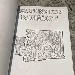 Cryptids of America Coloring Book - Cryptid Kids, Bigfoot, Mothman ...